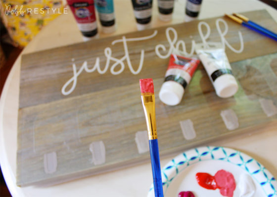 DIY Ice Pop Sign | DIY + Crafts