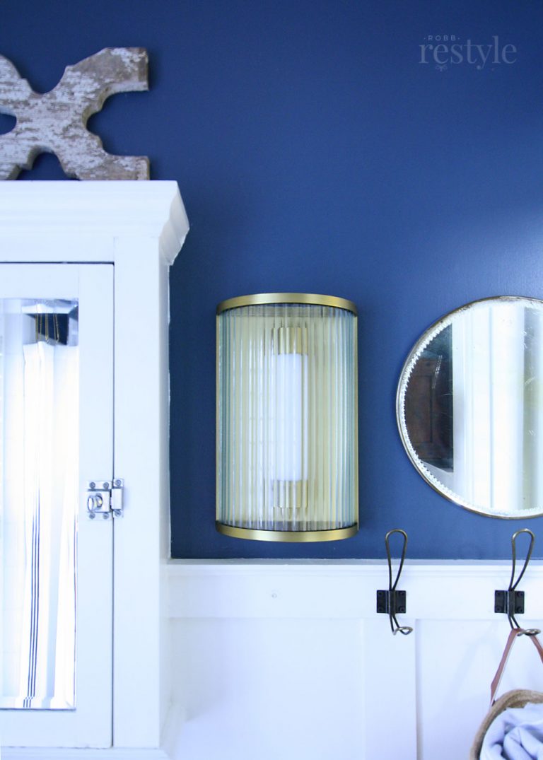 Vintage Style Sconces for a Small Bathroom | Home Projects + Makeovers